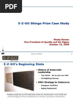 Shingo Prize Model and Application | PDF | Leadership | Scientific Method