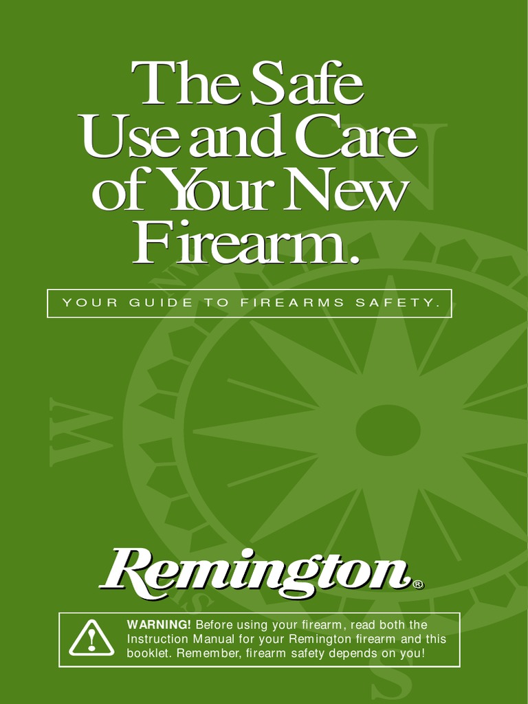 Firearms - Remington Firearms Safety Booklet | PDF | Cartridge ...