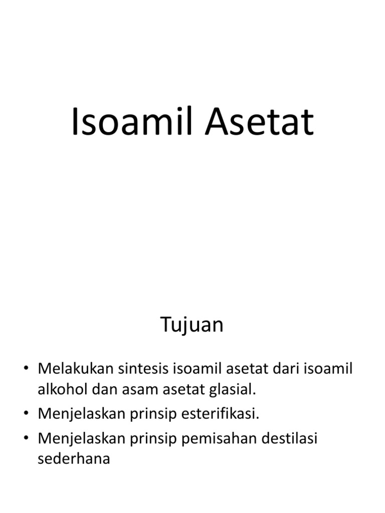 Isoamil Asetat | PDF