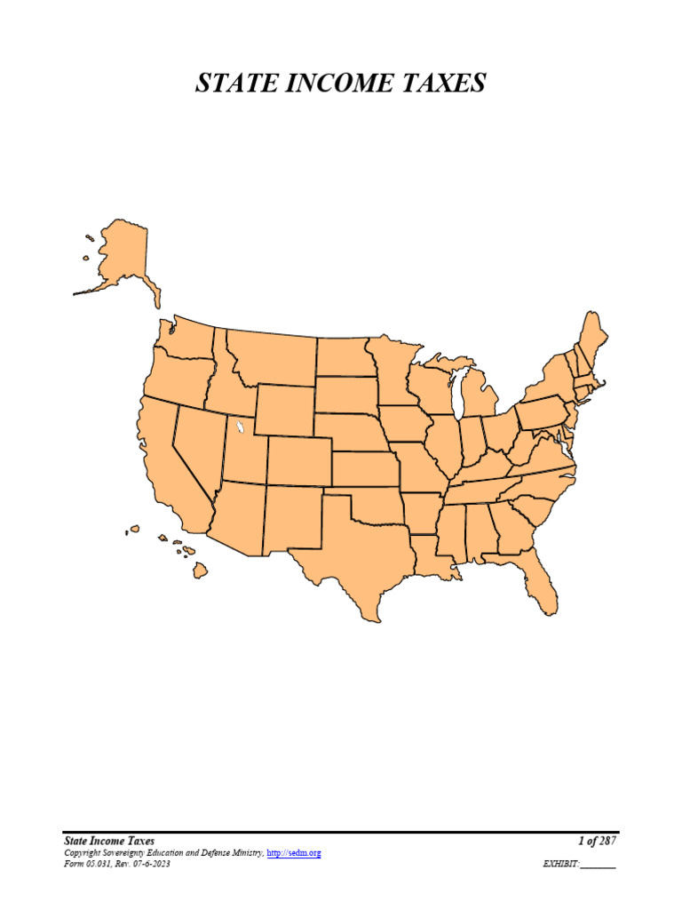 Understanding State Income Taxes | PDF | United States Code | Internal ...