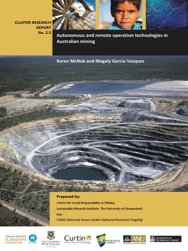 Autonomous and Remote Operation Technologies in Australian Mining | PDF ...