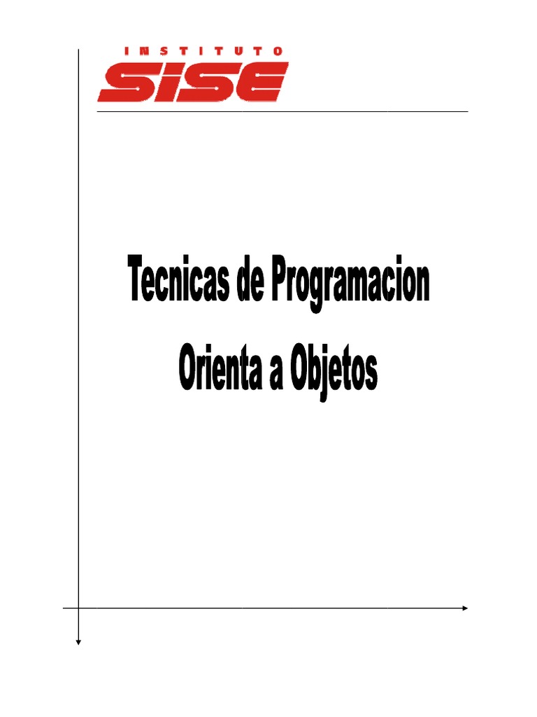 Manual Tecnicas De Programación Orientado A Objetos A Java V0510 Descargar Gratis Pdf
