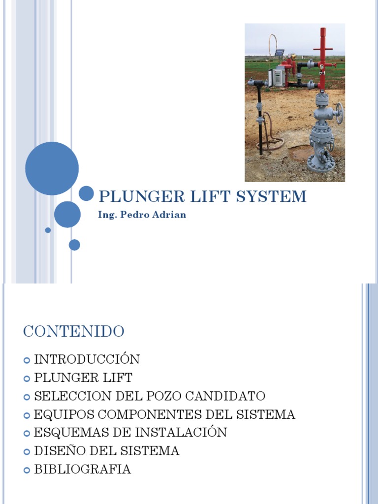 Plunger Lift System Overview | PDF | Pressure | Chemical Engineering