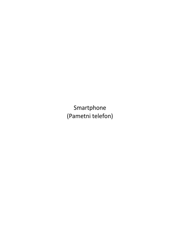 Smartphone | PDF