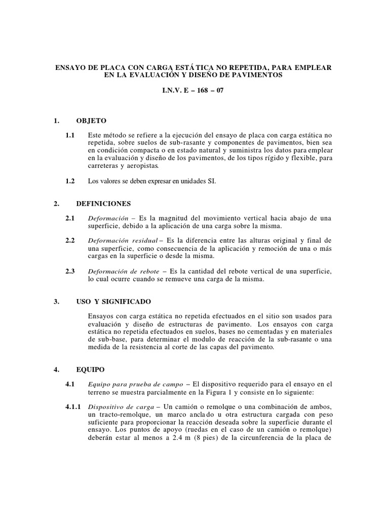 Norma INV E-168-07 | PDF