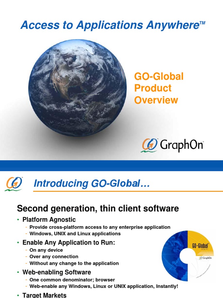 GraphOn Overview | Remote Desktop Services | Microsoft Windows