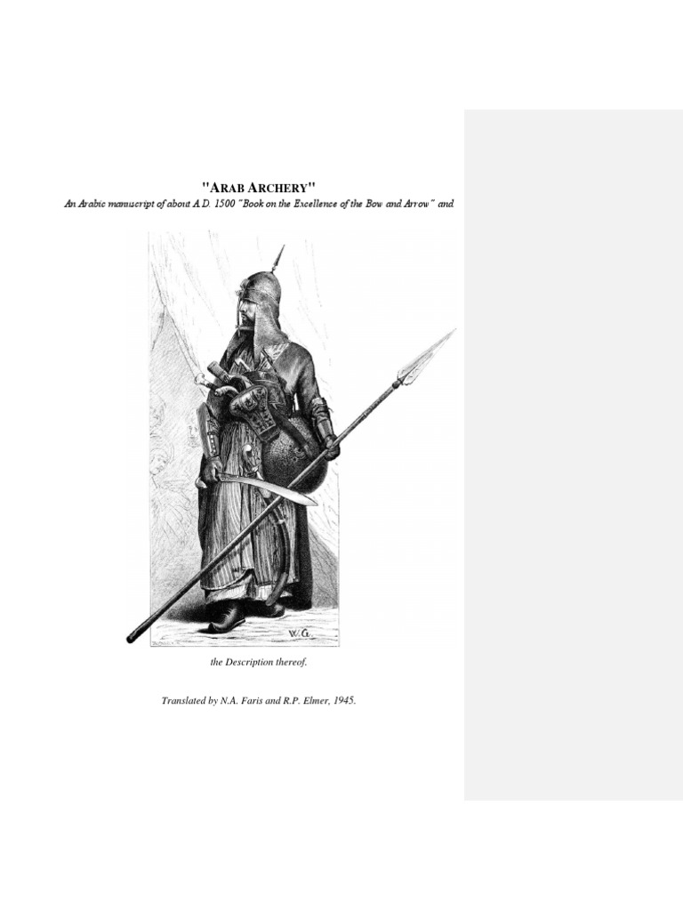 Arab Archery | PDF | Archery | Arrow
