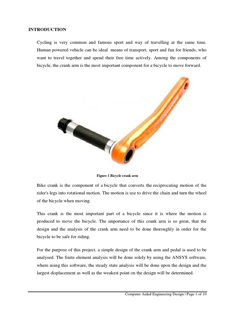 Ansys Mini Project Report | PDF | Finite Element Method | Young's Modulus