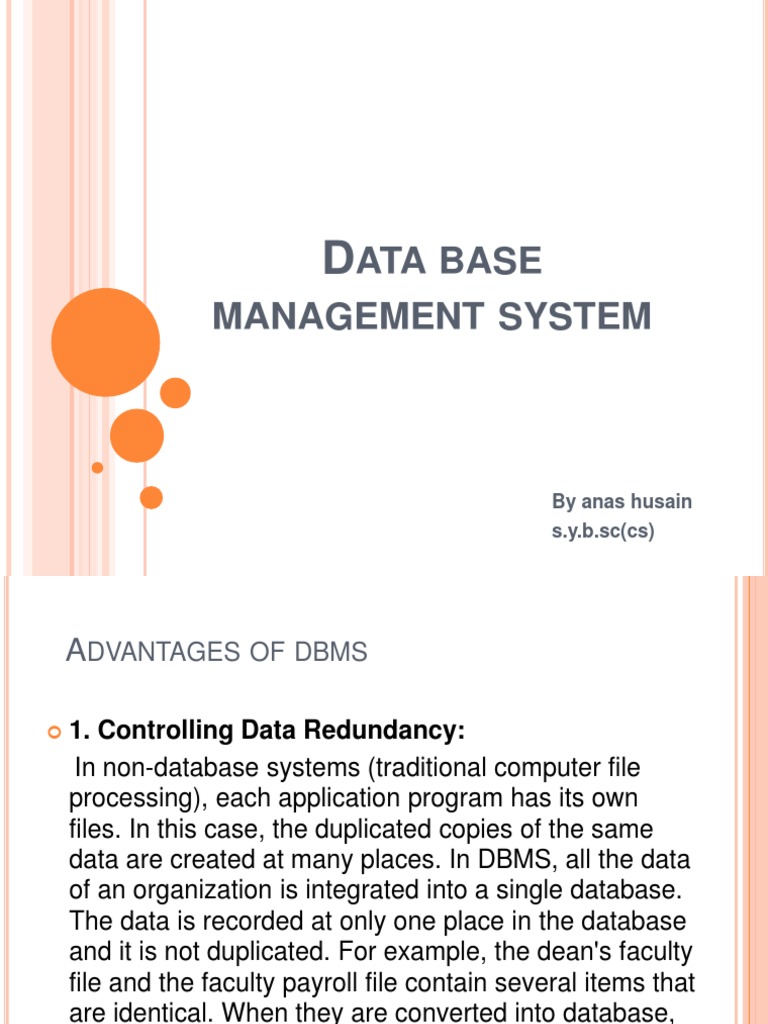 Data Base Management System | PDF | Databases | Data Data Base Management System | PDF | Databases | Data