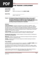 Employee Training Policy Overview | PDF | Employment | Educational ...