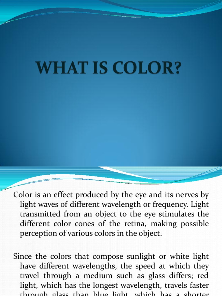 Basics of Colour Science, Digital Colour Communication | PDF | Color ...
