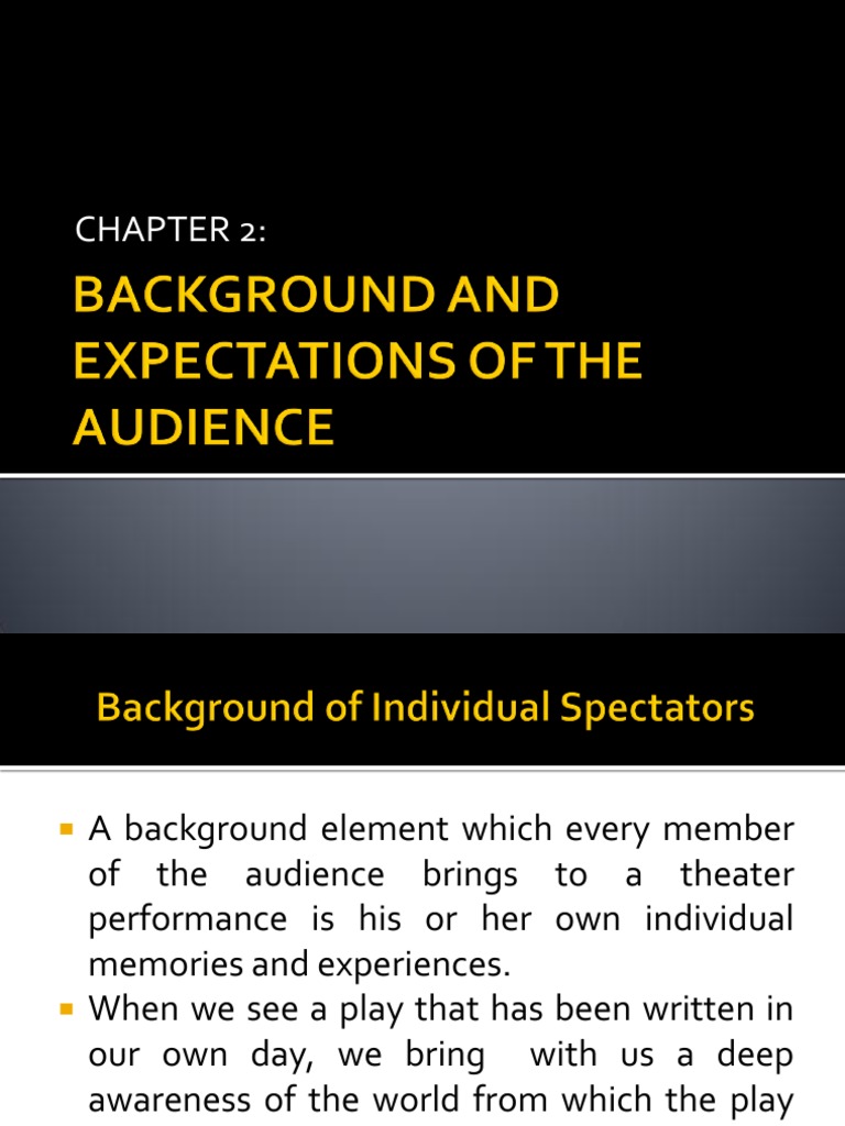 Background and Expectations of The Audience | PDF | Ancient Greece | Athens