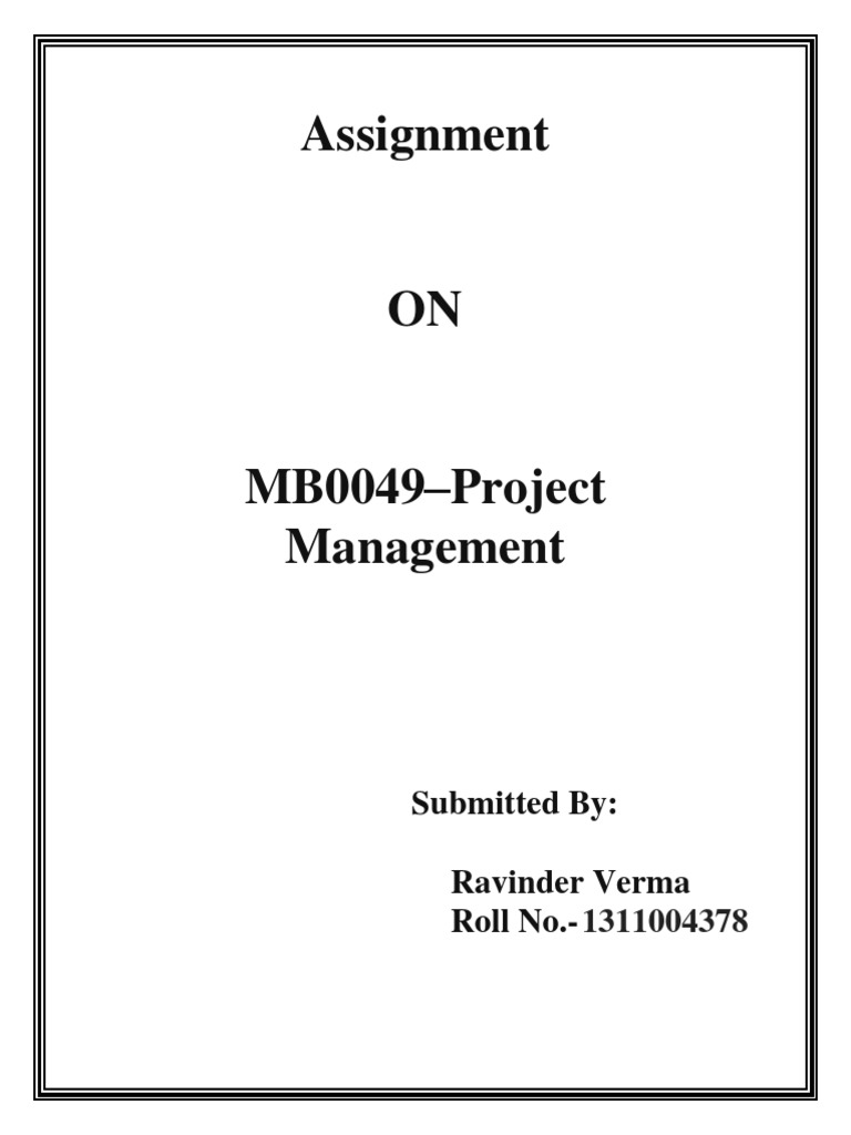 Project Management Assingment | PDF | Net Present Value | Present Value
