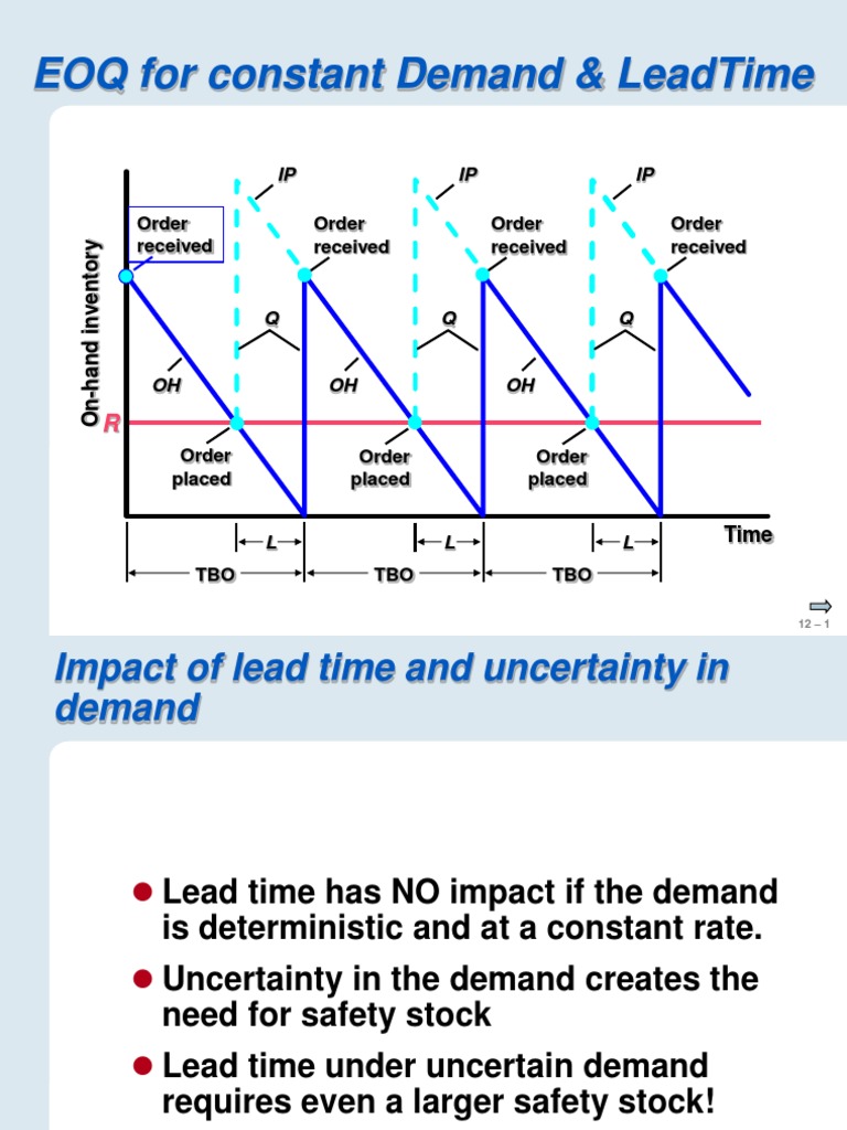 Lect 12 - Continuous & Periodic Review Systems | PDF | Standard ...