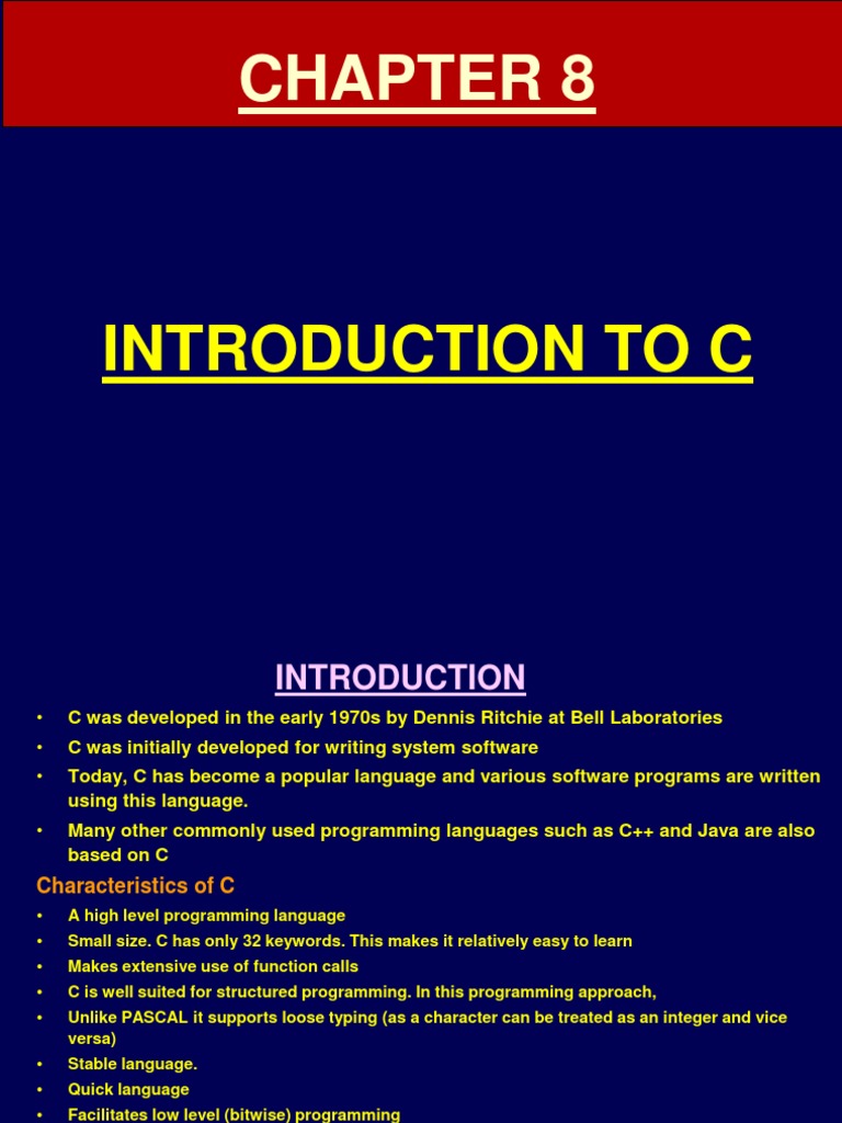Operators In C Pdf C Programming Language Integer Computer Science