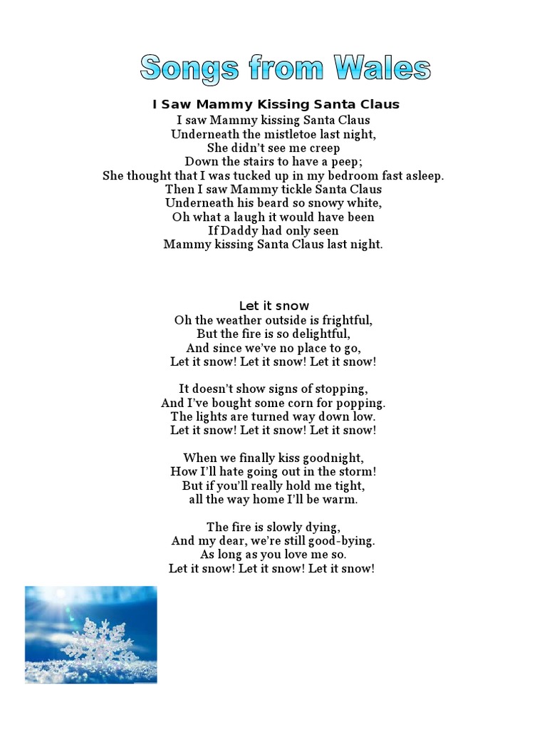 Christmas Songs and Poems Collection | PDF