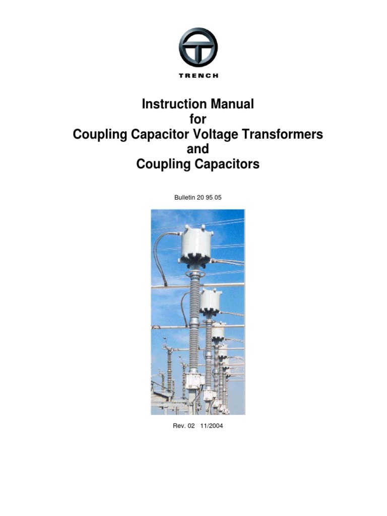 400 KV CVT O&m Manual | PDF | Capacitor | Transformer