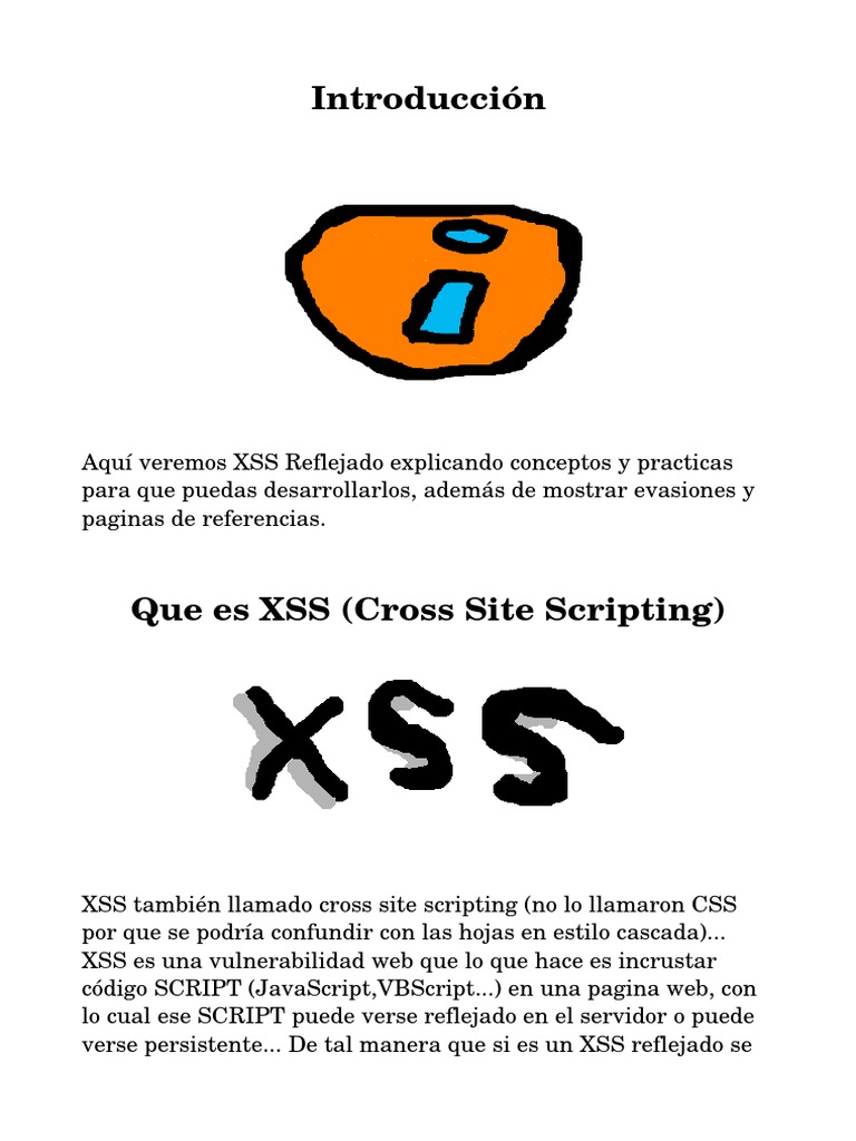 Xss Reflejado Pdf Software Web Gestión De Tecnología De La
