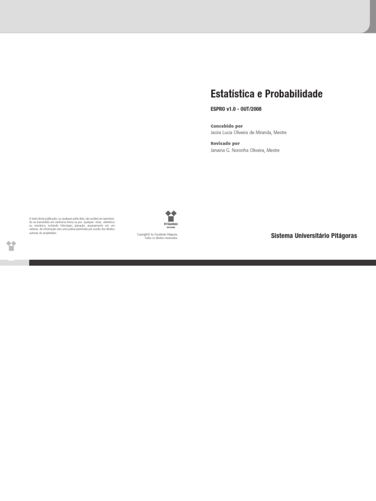 Apostila - ESPRO | Download grátis PDF | Distribuição de probabilidade ...