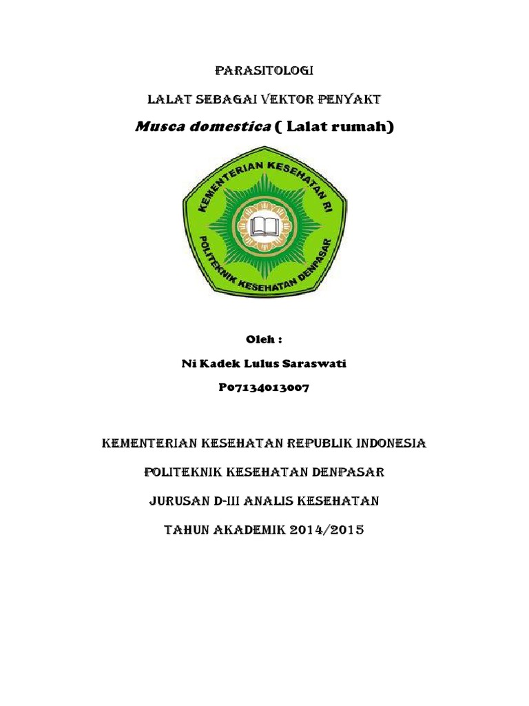 Lalat Rumah Musca Domestica | PDF