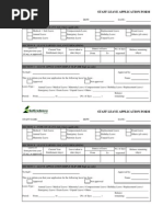 Outstation Travel Permission Form | PDF