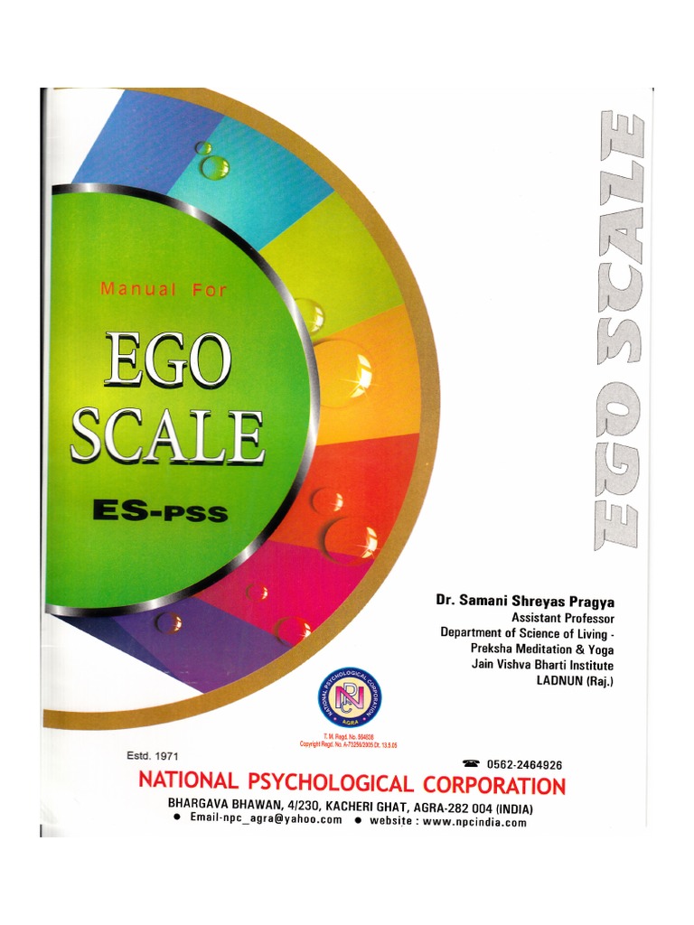 ego scale | Psychological Concepts | Psychology & Cognitive Science