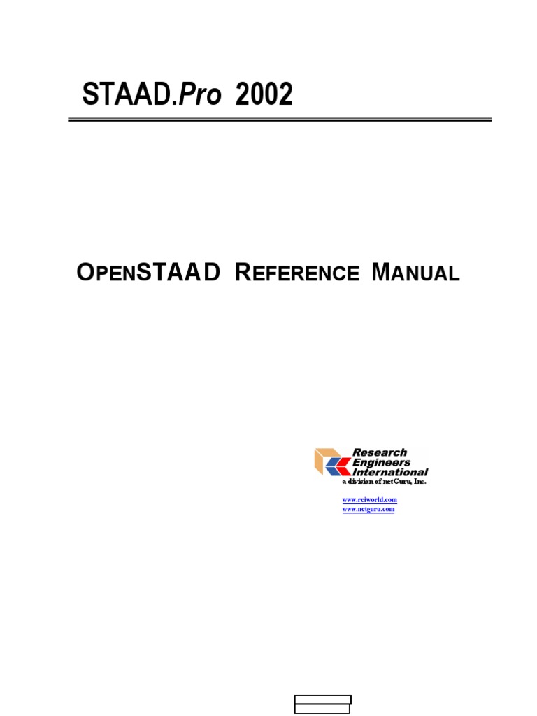 Openstaad - Reference Manual | PDF | Microsoft Excel | Parameter ...