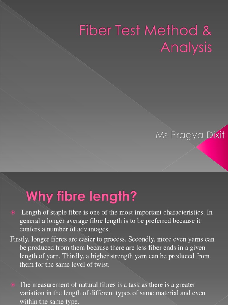 Fibre Test Method | PDF | Yarn | Textiles