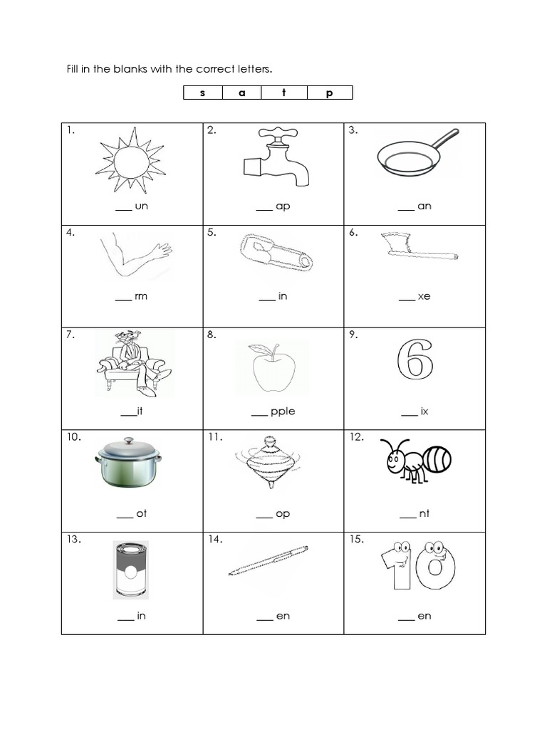 Satp Worksheet | PDF