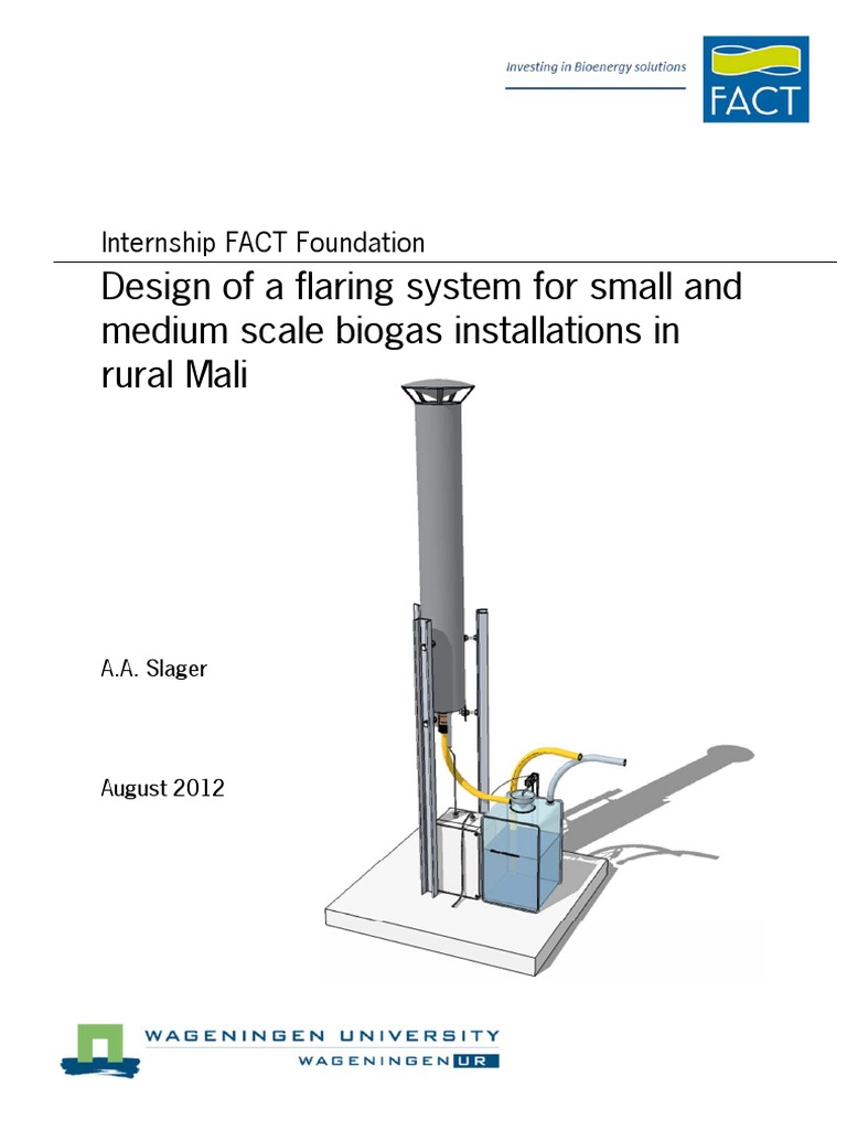 Design of a Flaring System | Biogas | Anaerobic Digestion