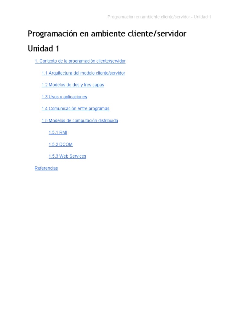 Programación-cliente-servidor | PDF | Modelo cliente-servidor ...