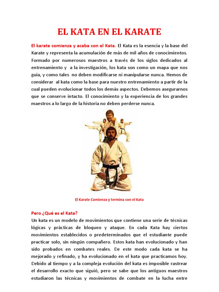 El Kata en El Karate | PDF | Kata | Kárate