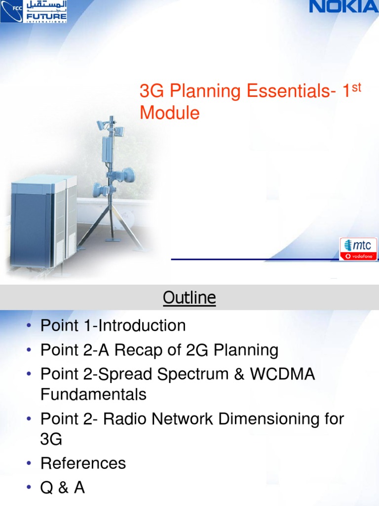 3G Radio Planning Essentials - Module 1 | Download Free PDF | 3 G ...