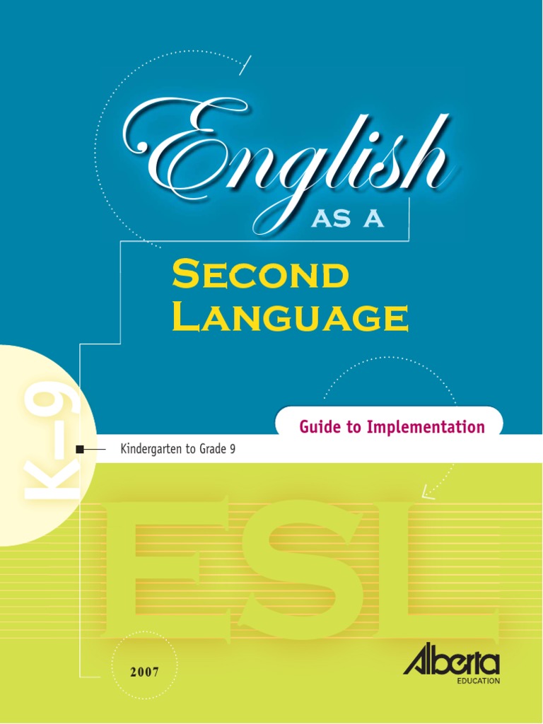 English As A Second Language | PDF | English As A Second Or Foreign ...
