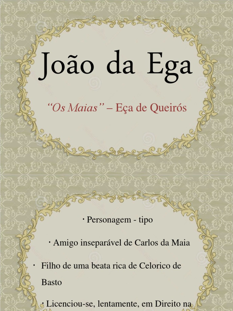 João da Ega em "Os Maias" | PDF