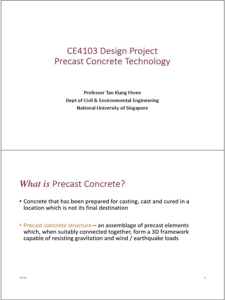 Precast Concrete Design Guide | PDF | Framing (Construction) | Precast ...