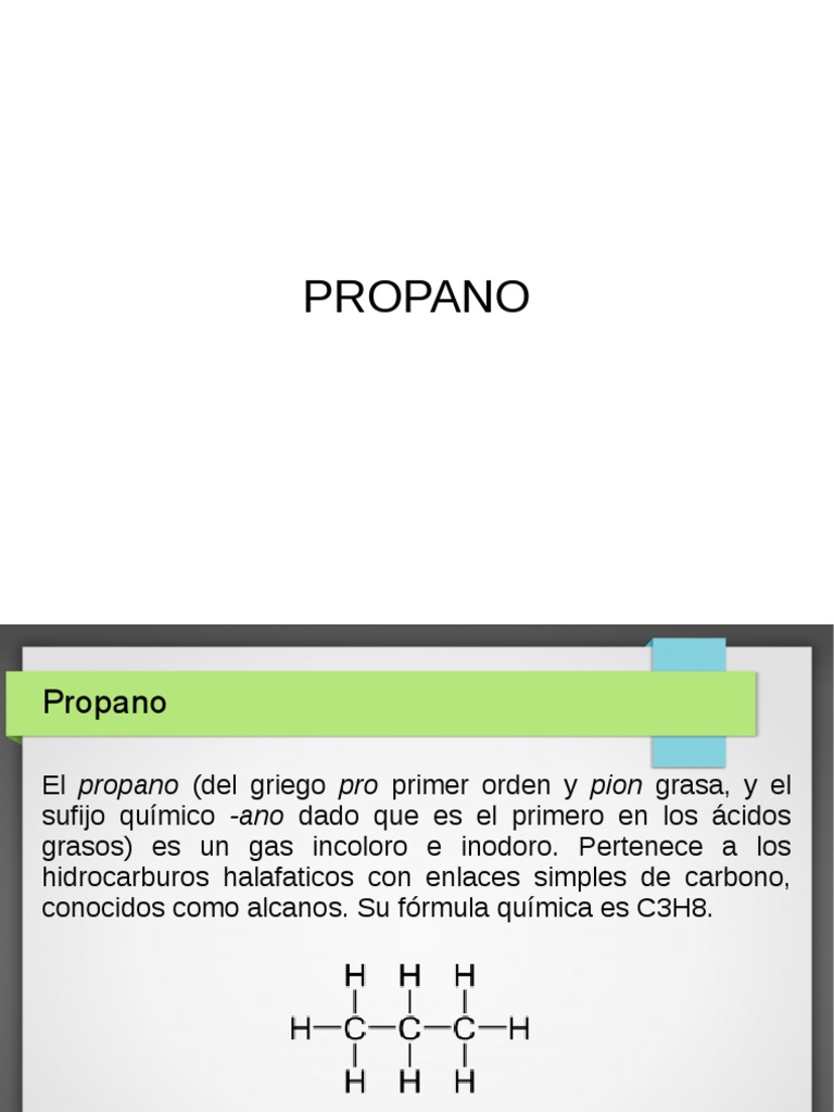 Propano Odp | PDF | Propano | Agrietamiento (Química)