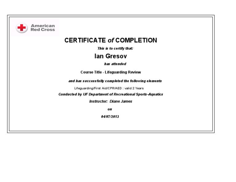 Lifeguard Certification | PDF | Science & Mathematics
