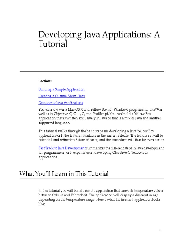 Java Tutorial | Download Free PDF | Class (Computer Programming ...