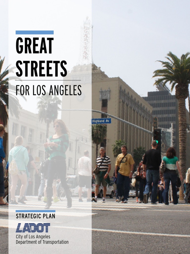 Great Streets For Los Angeles | PDF | Pedestrian Crossing | Bus