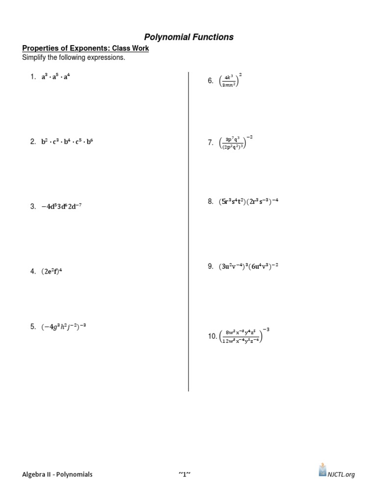 Polynomial Functions Practice | Zero Of A Function | Polynomial