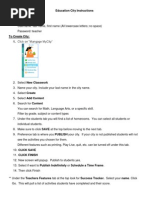 EducationCity Login and Features Guide | PDF | Homework | Psychological ...