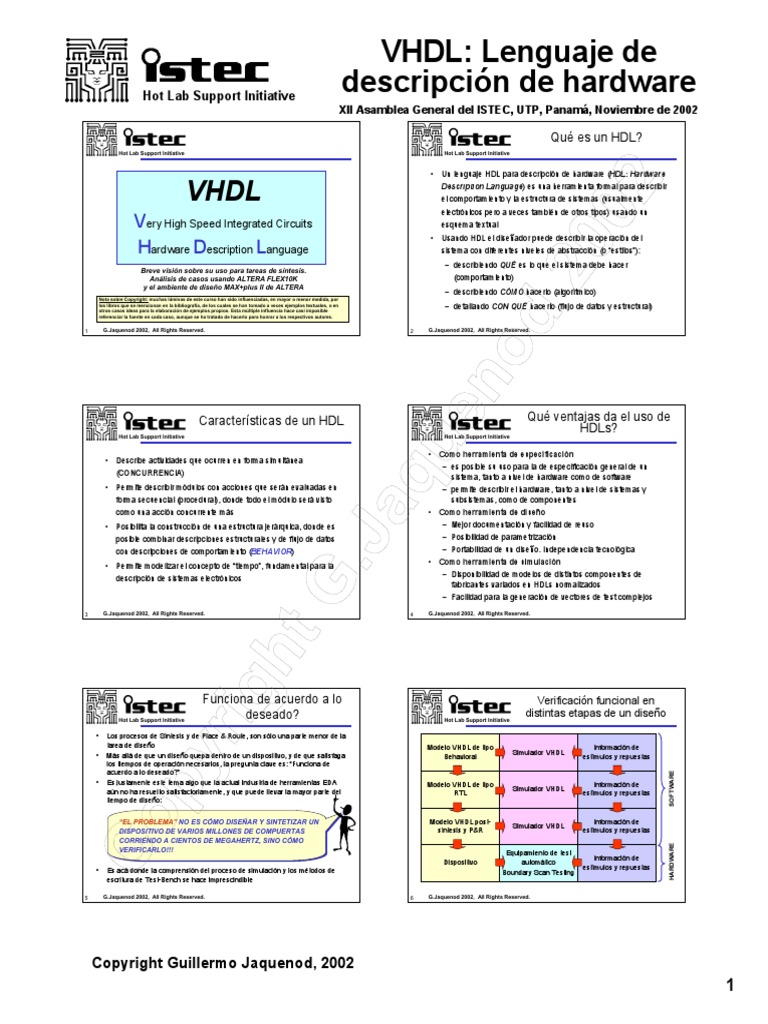 VHDL | PDF | Vhdl | Cadena (informática)