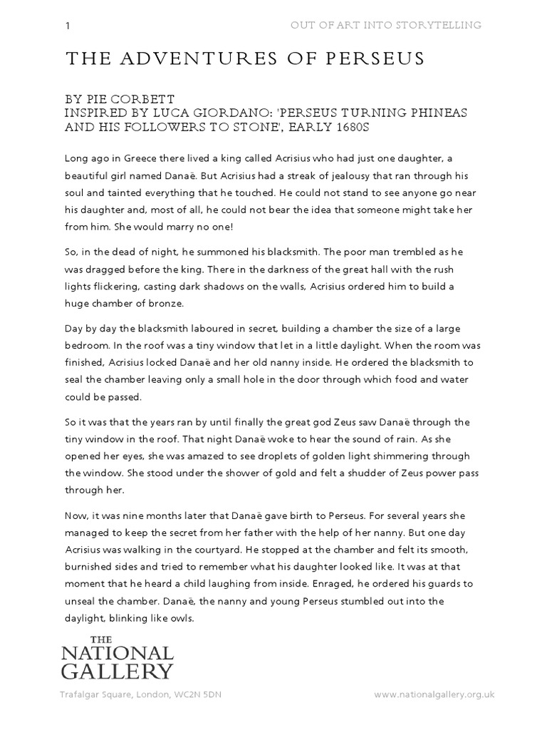 The Adventures of Perseus by Pie Corbett | PDF | Medusa | Paleo Balkan ...