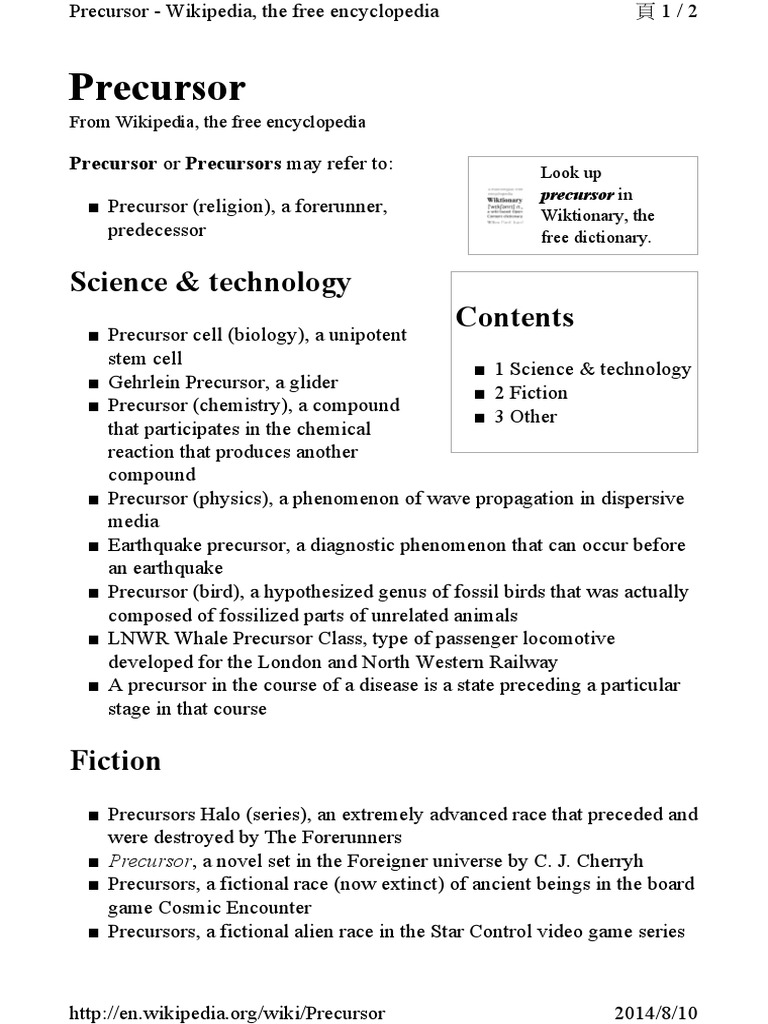 Precursor: Science & Technology | PDF | Race (Human Categorization ...