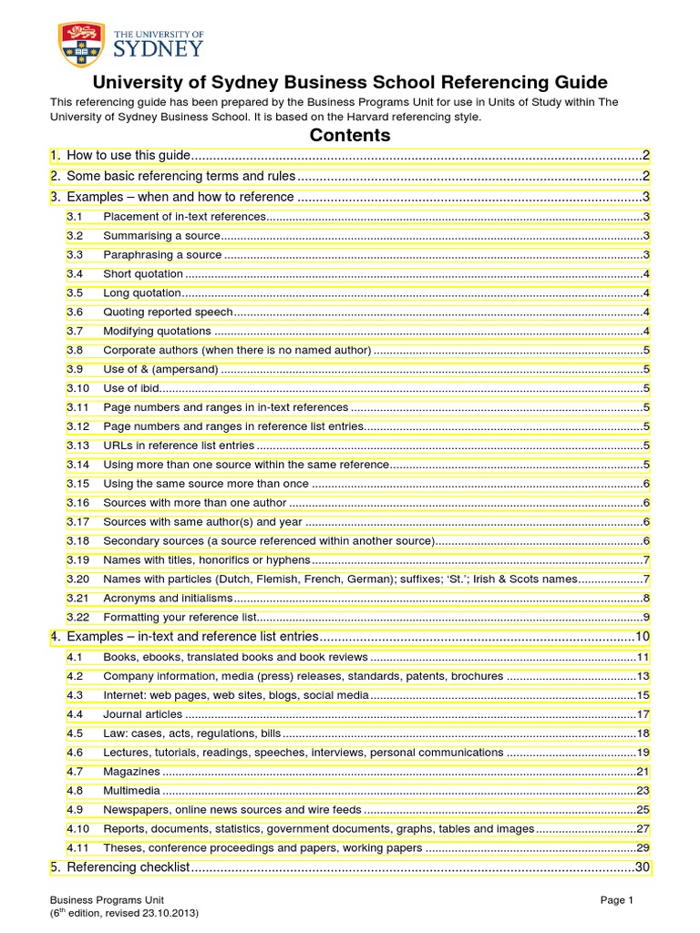 Business School Referencing Guide | PDF | International Energy Agency ...