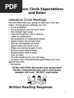 Book Club Thinking Discussion Sheet | PDF