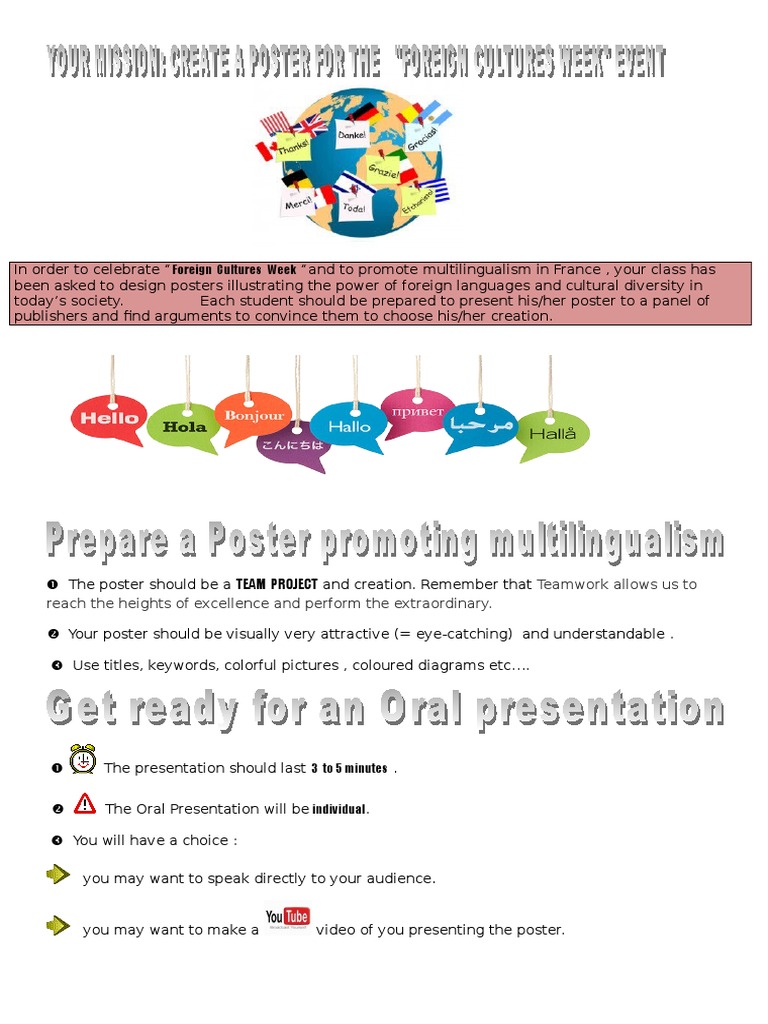 Your Final Task Poster | PDF | Syntax | Human Communication