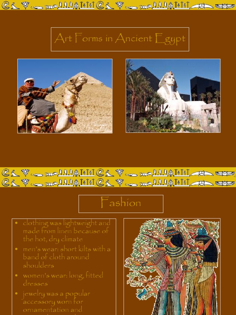 Art Forms in Ancient Egypt | PDF | Ancient Egypt | Sculpture