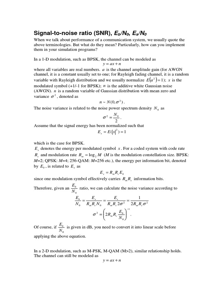 Ber Calculator | PDF | Telecommunications Engineering | Data Transmission